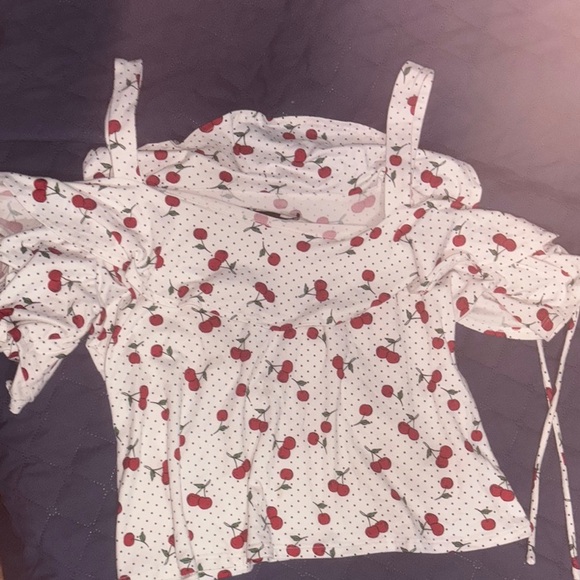 Shirts & Tops | Cherry Print Kids Top | Poshmark